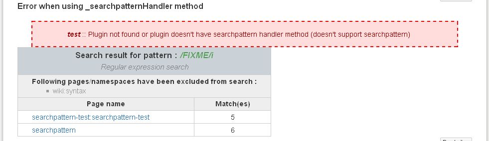 plugin:searchpattern [DokuWiki]